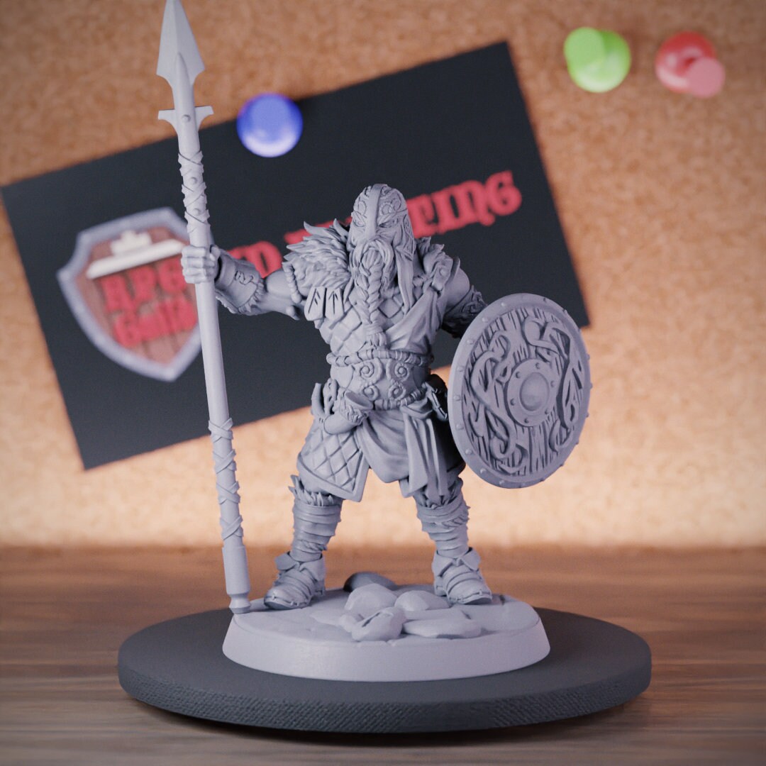 Savage Guard Miniature Viking Mini Dungeons and Dragons Mini RPG ...
