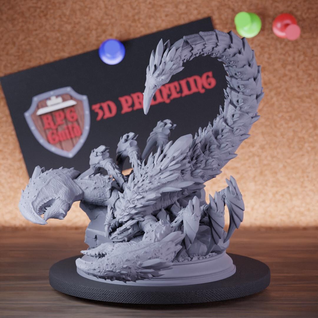 Crystalline Beast Scorpion Miniature | 28mm-75mm | Resin 3D Printed D&D ...