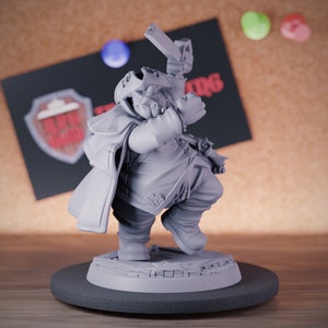 Giff Captain Fighter Miniature Hippo Sailor Dungeons and Dragons Mini ...