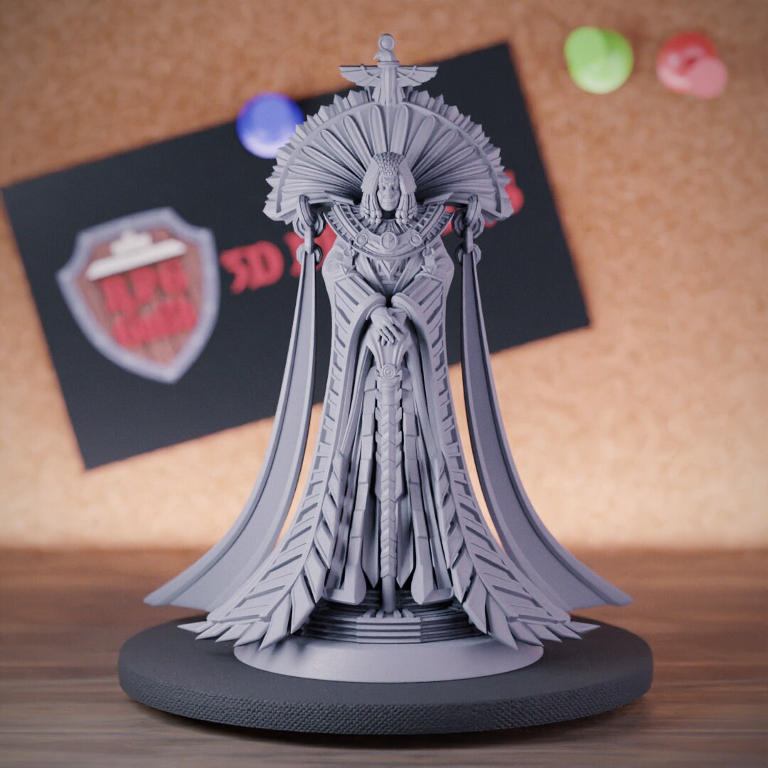 Egyptian Queen Npc Miniature Human Princess Mini Dungeons and Dragons ...