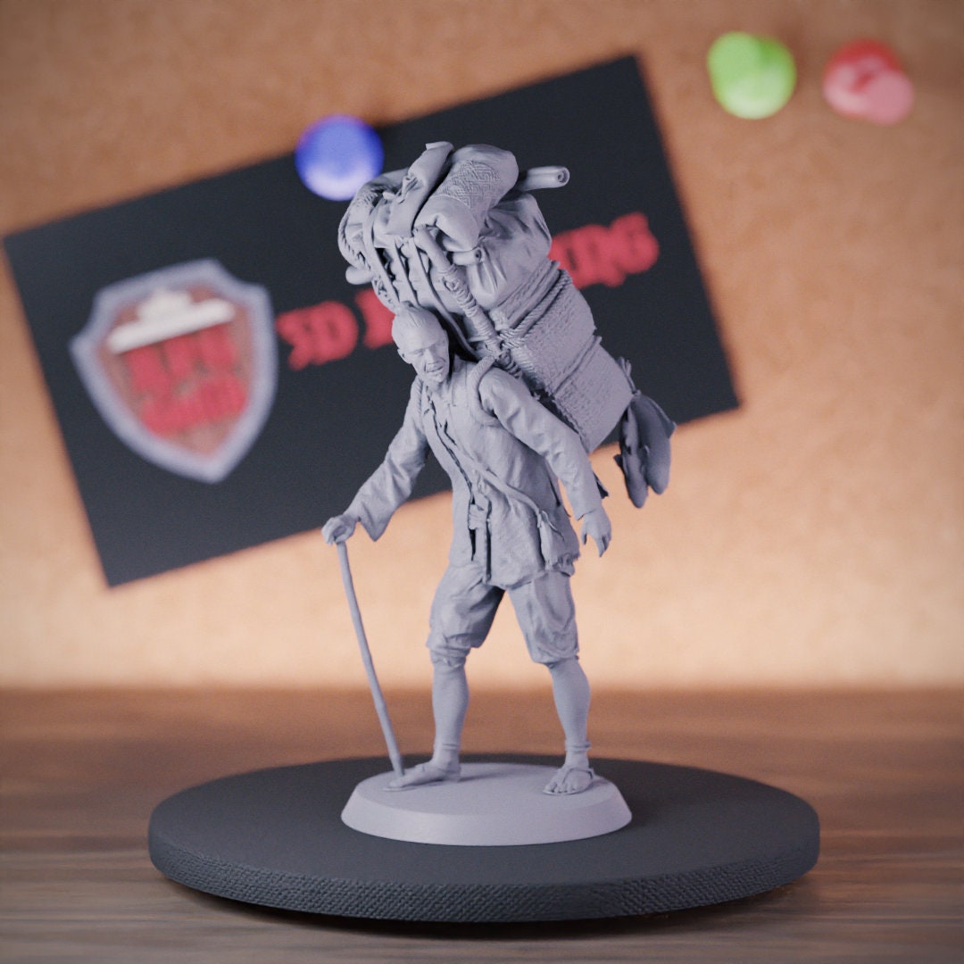 Merchant Miniature Elder Mini Dungeons and Dragons Mini RPG Tabletop ...