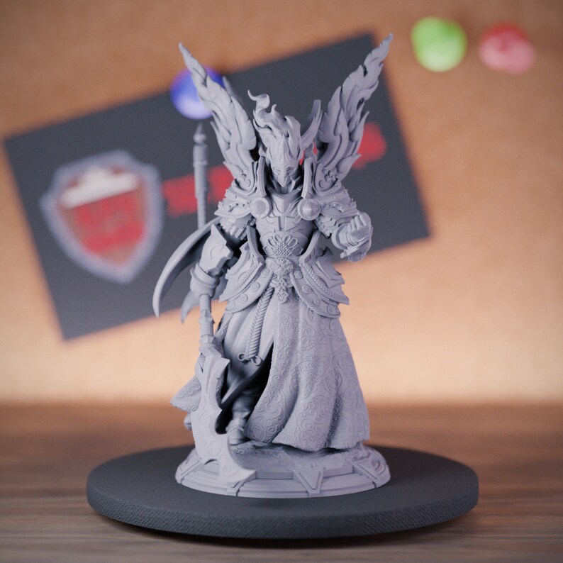 Archangel Warrior Miniature Dungeons and Dragons Mini RPG - Etsy