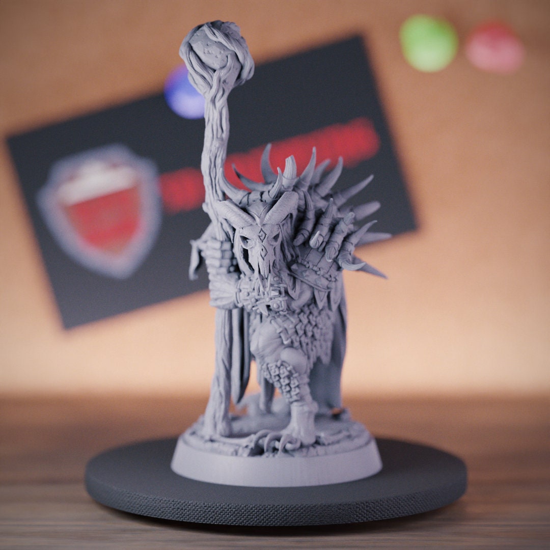 Gnoll Warlock Miniature Dungeons and Dragons Mini RPG Tabletop ...