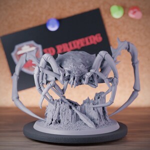 Spider Monster Miniature Giant Boss Beast Mini Dungeons and Dragons ...