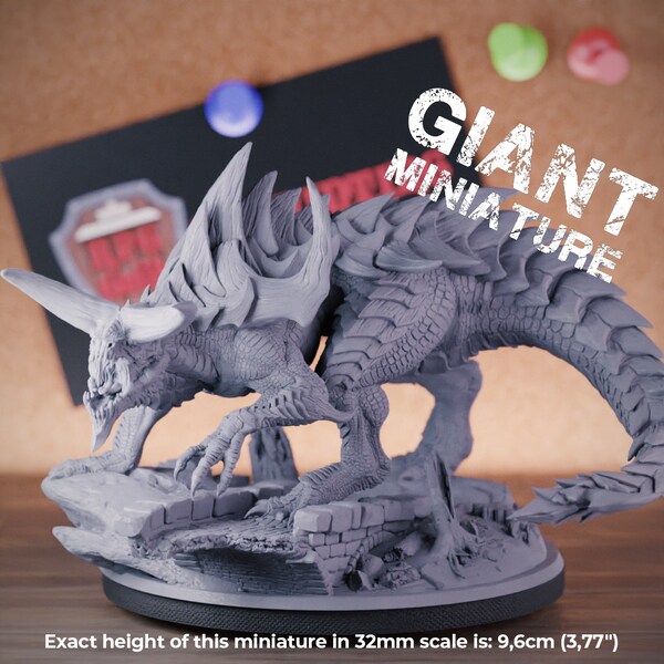 Tarrasque Miniature - Etsy