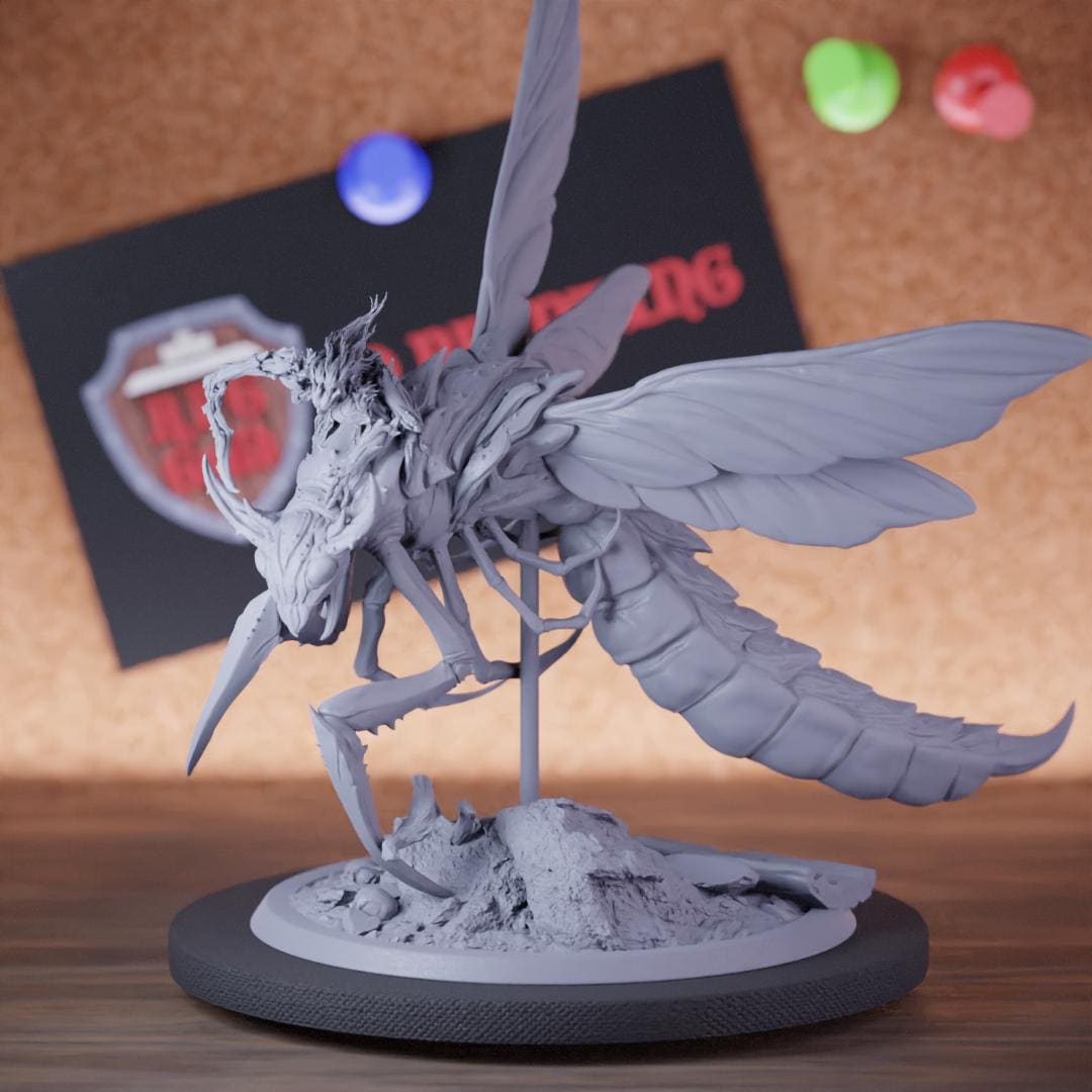Giant Moth Miniature Bug Monster Mini Dungeons and Dragons Mini RPG ...