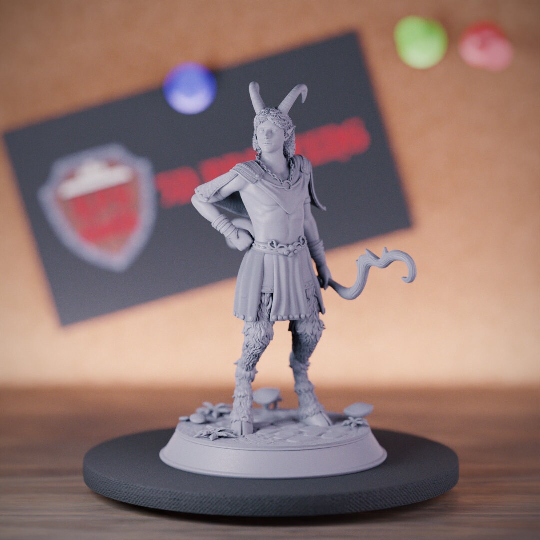 Satyr Ranger Miniatura Arquero Mazmorras y Dragones Mini RPG - Etsy España