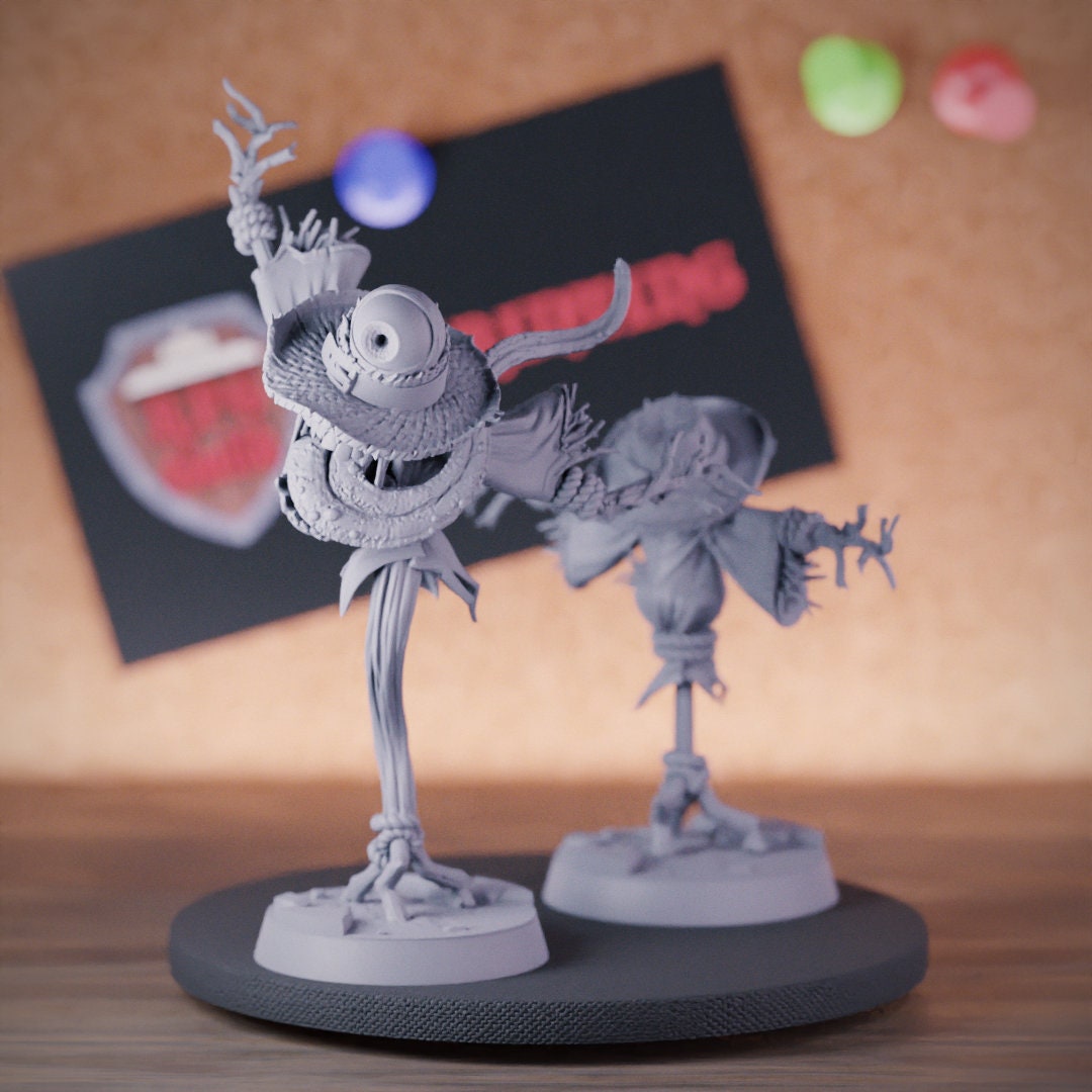 Scarecrow Mimic Monster Aberration Dungeons and Dragons Mini RPG Tabletop Miniature Dnd Painting ...