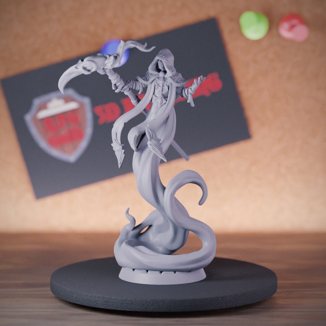 Archmage Miniature Mage Ghost Mini Dungeons and Dragons Mini RPG ...
