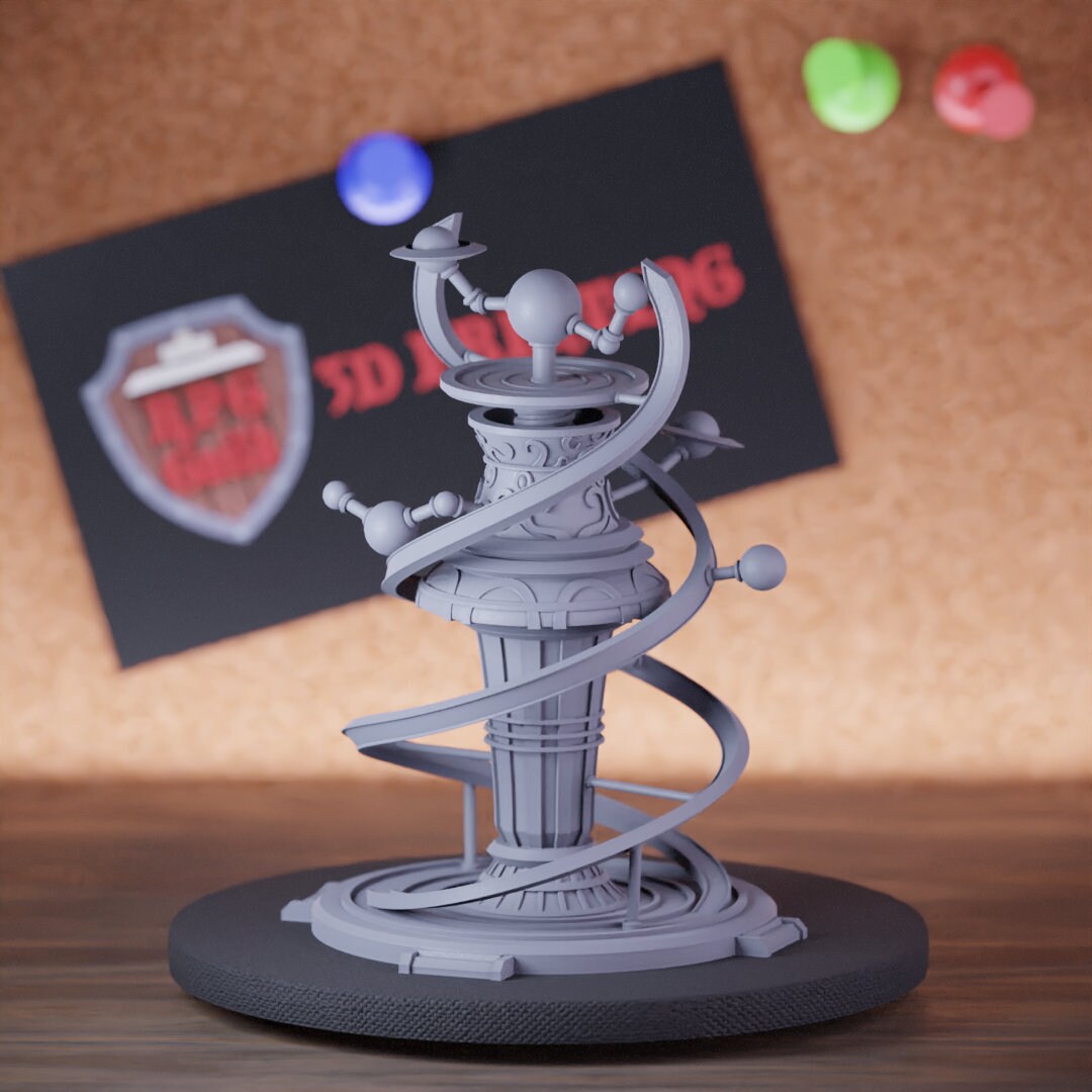 Planetary System Miniature Astronomer Tools Dungeons and Dragons Mini ...