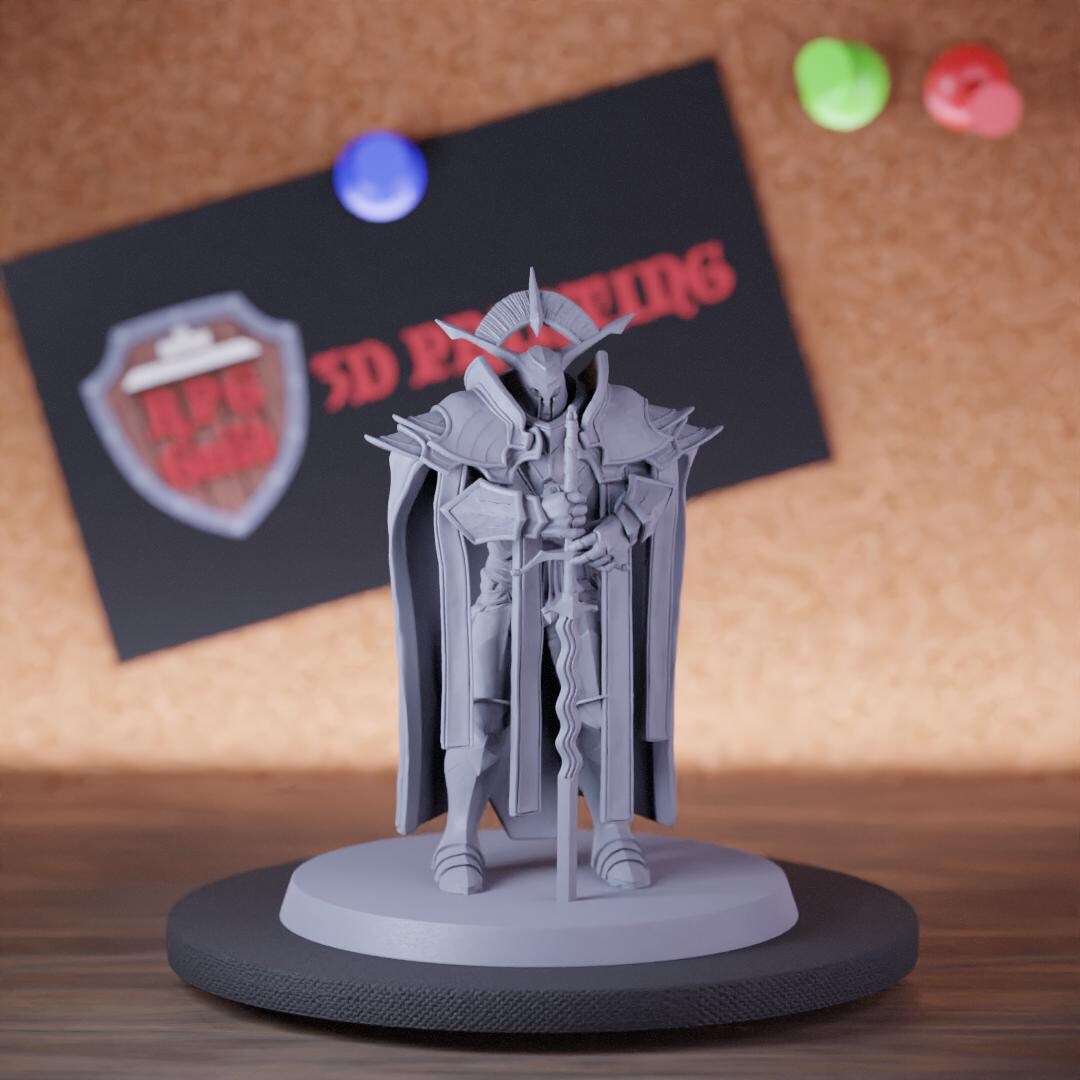 Holy General Miniature Bastion Paladin Mini Dungeons and Dragons RPG ...