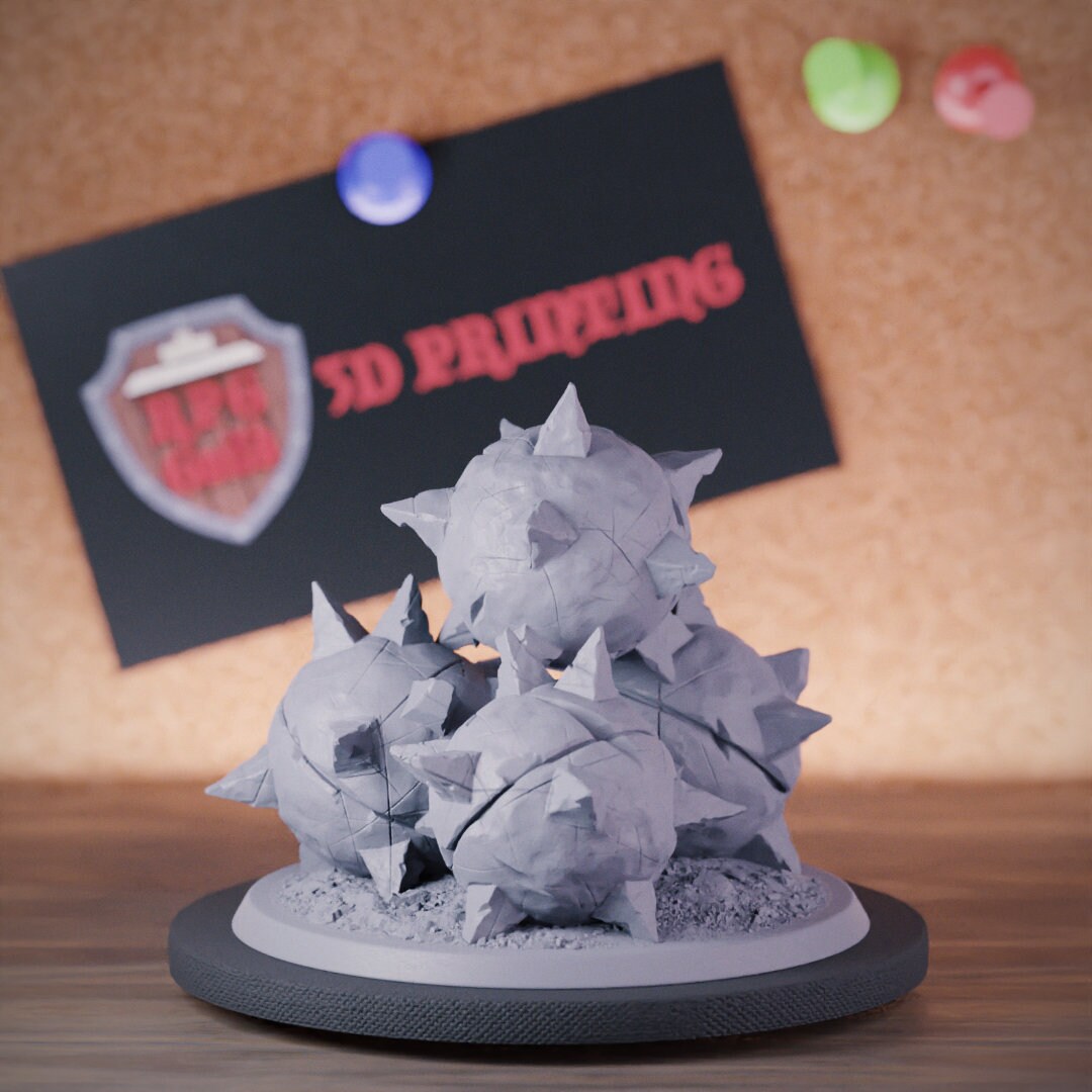 Goblin Spikeball Stack Terrain Monster Mini Dungeons and - Etsy