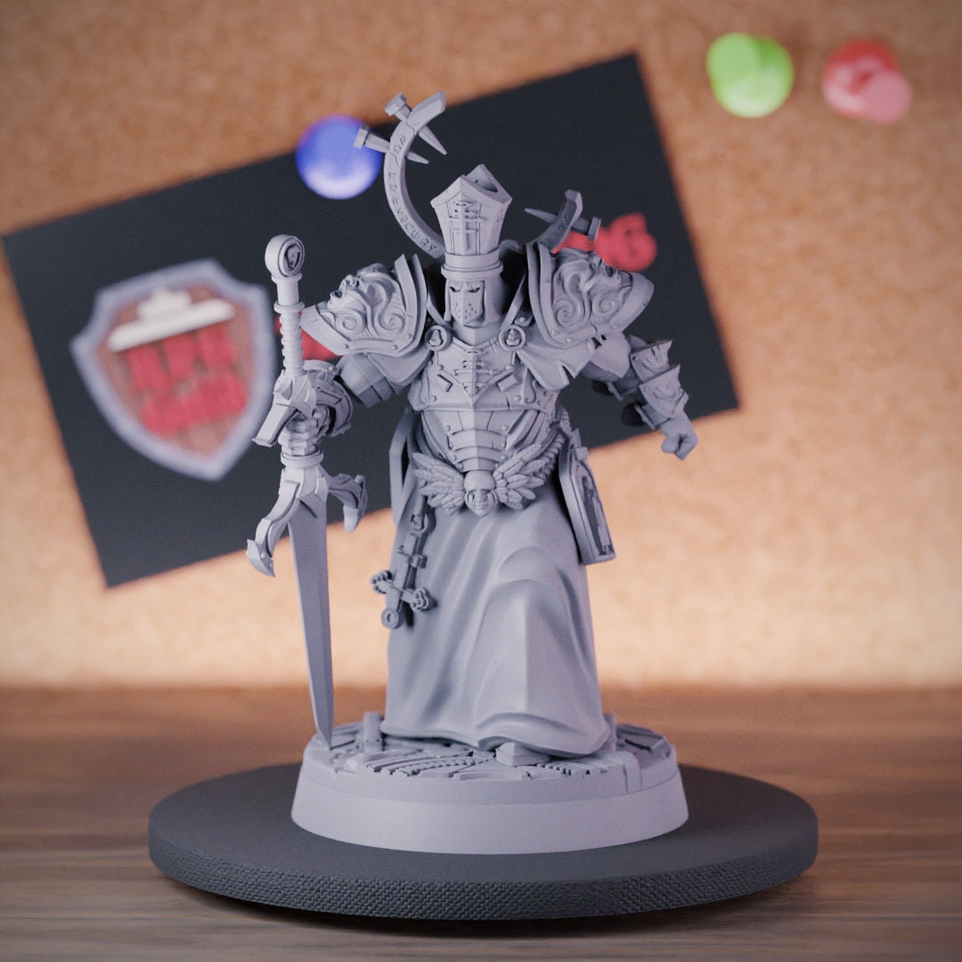 Paladin Bishop of the Damned Miniature Cultist Dungeons and Dragons ...