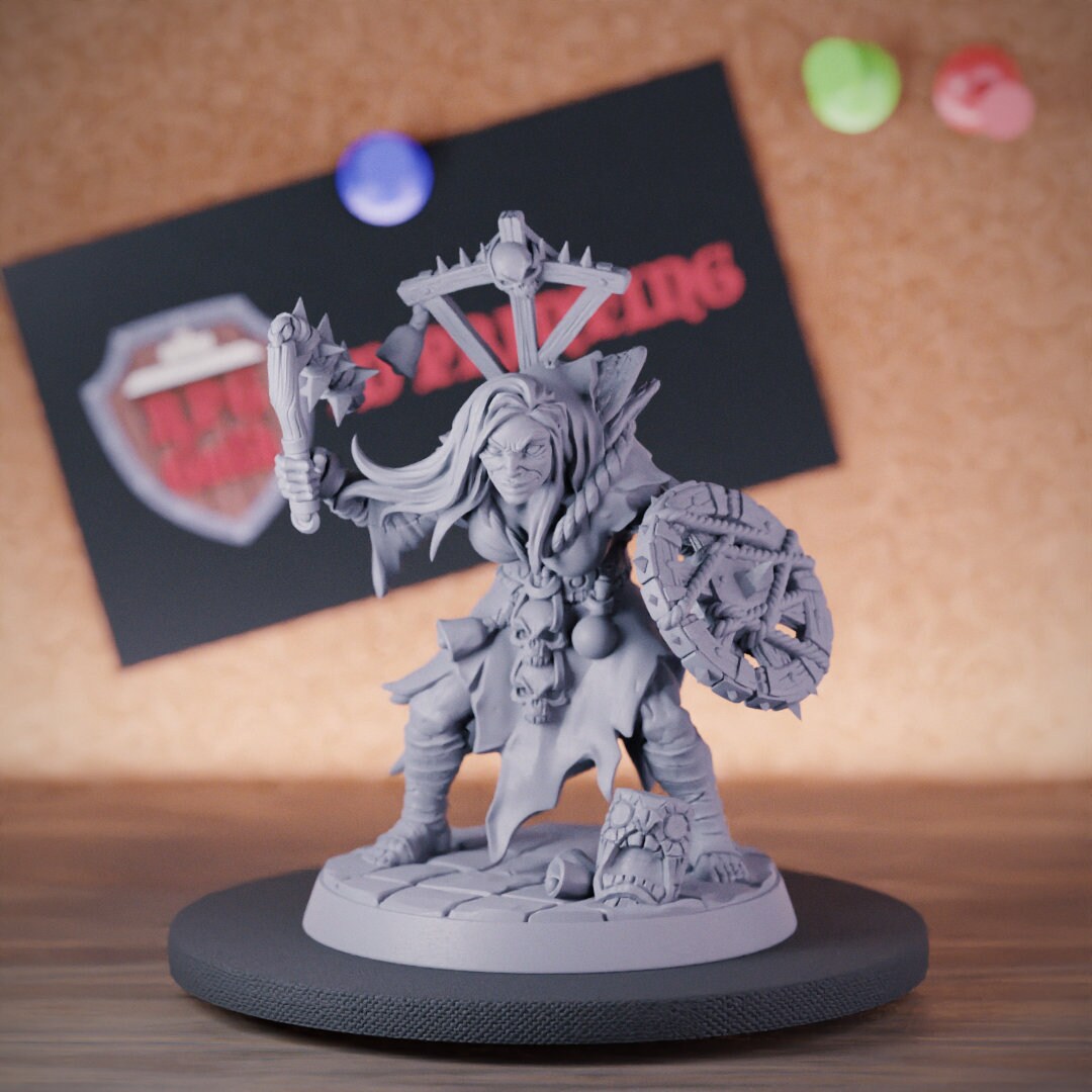 Female Cultist Fanatic Miniature Monster Dungeons and Dragons Mini RPG ...