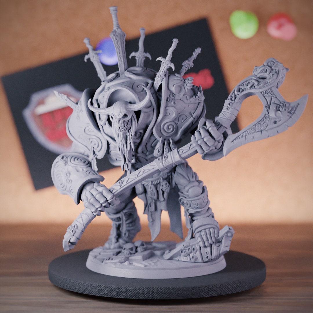 Undead Colossus Miniature Dungeons and Dragons Mini RPG Tabletop ...