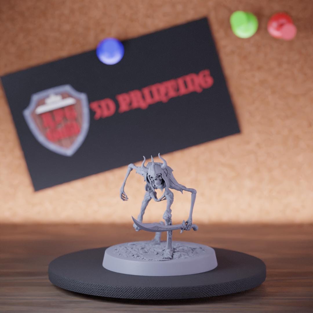 Persian Skeleton Miniature Scimitar Sneak Mini Dungeons and Dragons ...