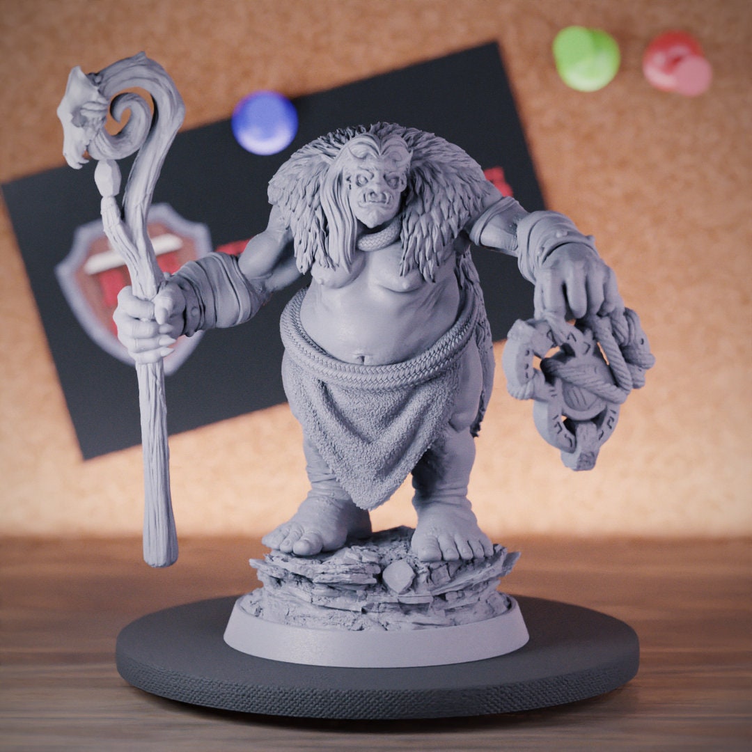 Ogre Mage Monster Miniature Shaman Dungeons and Dragons Mini RPG ...