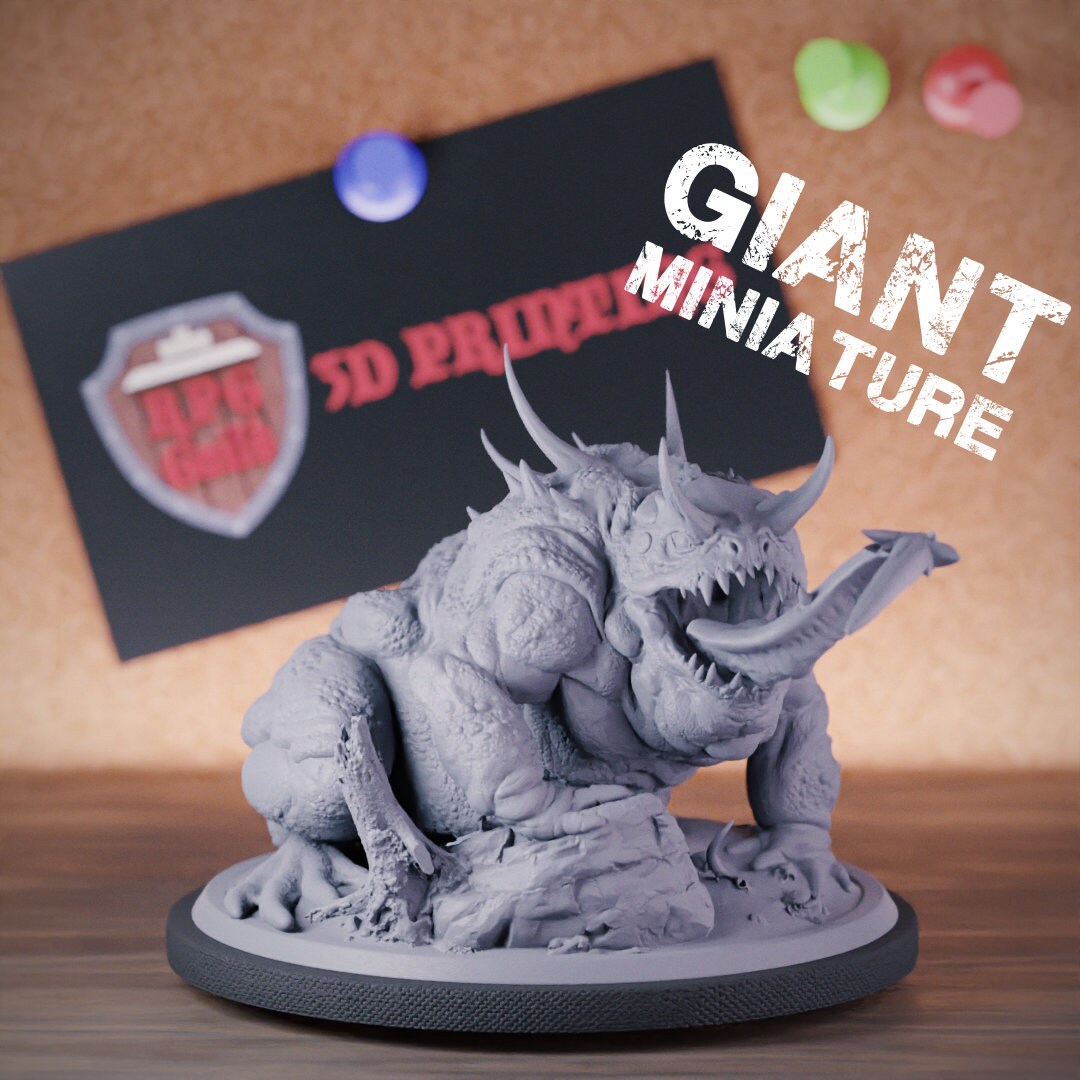 Giant Toad Monster Miniature Toxic Nightmare Mini Dungeons and Dragons ...
