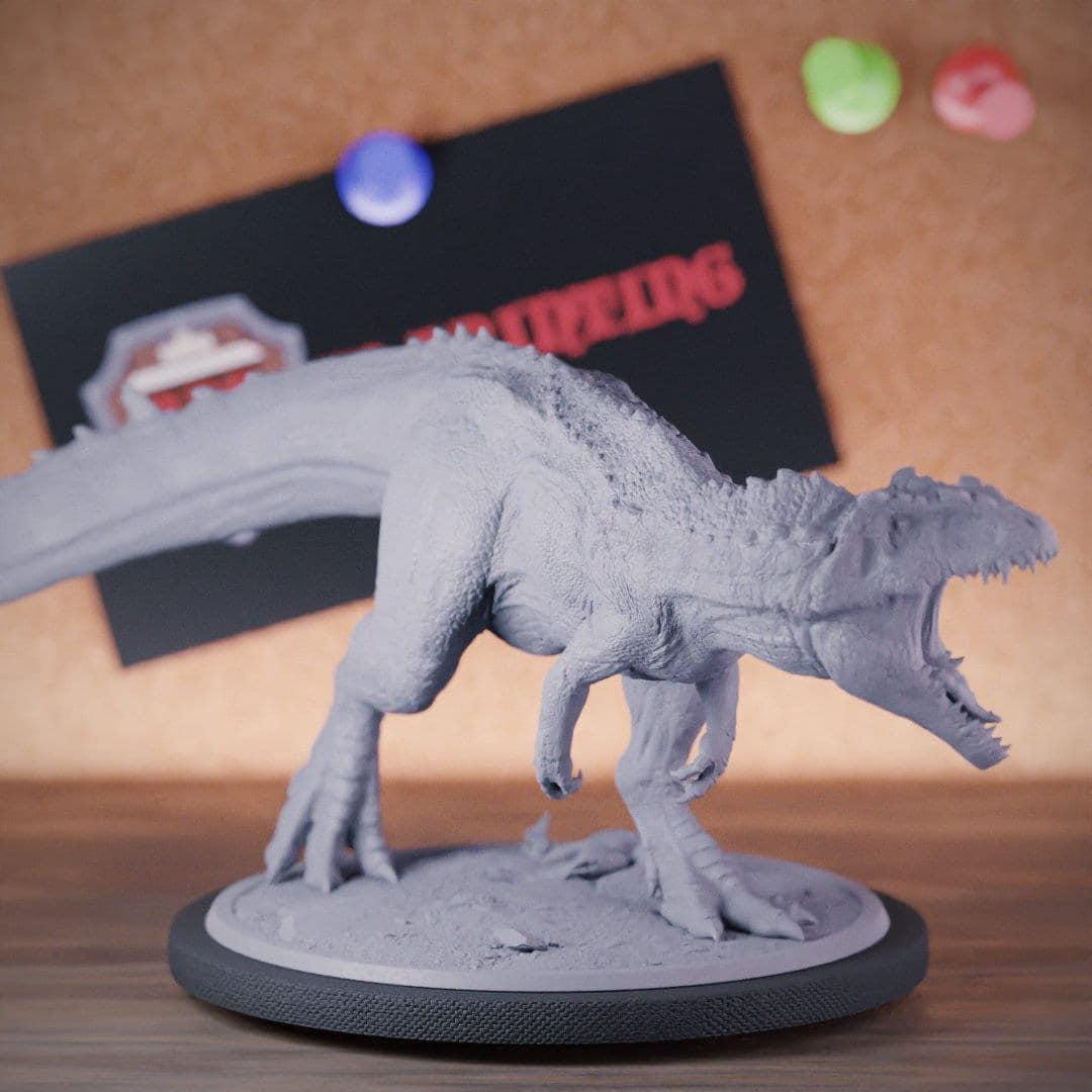 T-rex Dinosaur Miniature | 28mm-38mm | Resin 3D Printed D&D Pathfinder ...