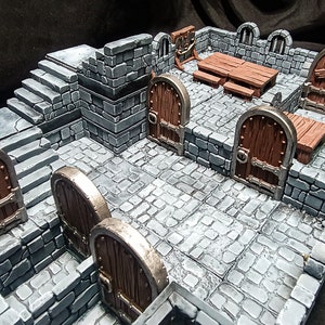 Dnd Curse of Strahd Terrain Vampire Dungeon Modular Terrain Bundle Dnd ...