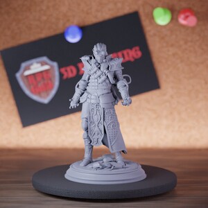 Elf Artificer General Miniature | 28mm 32mm 38mm 75mm | Resin 3D ...