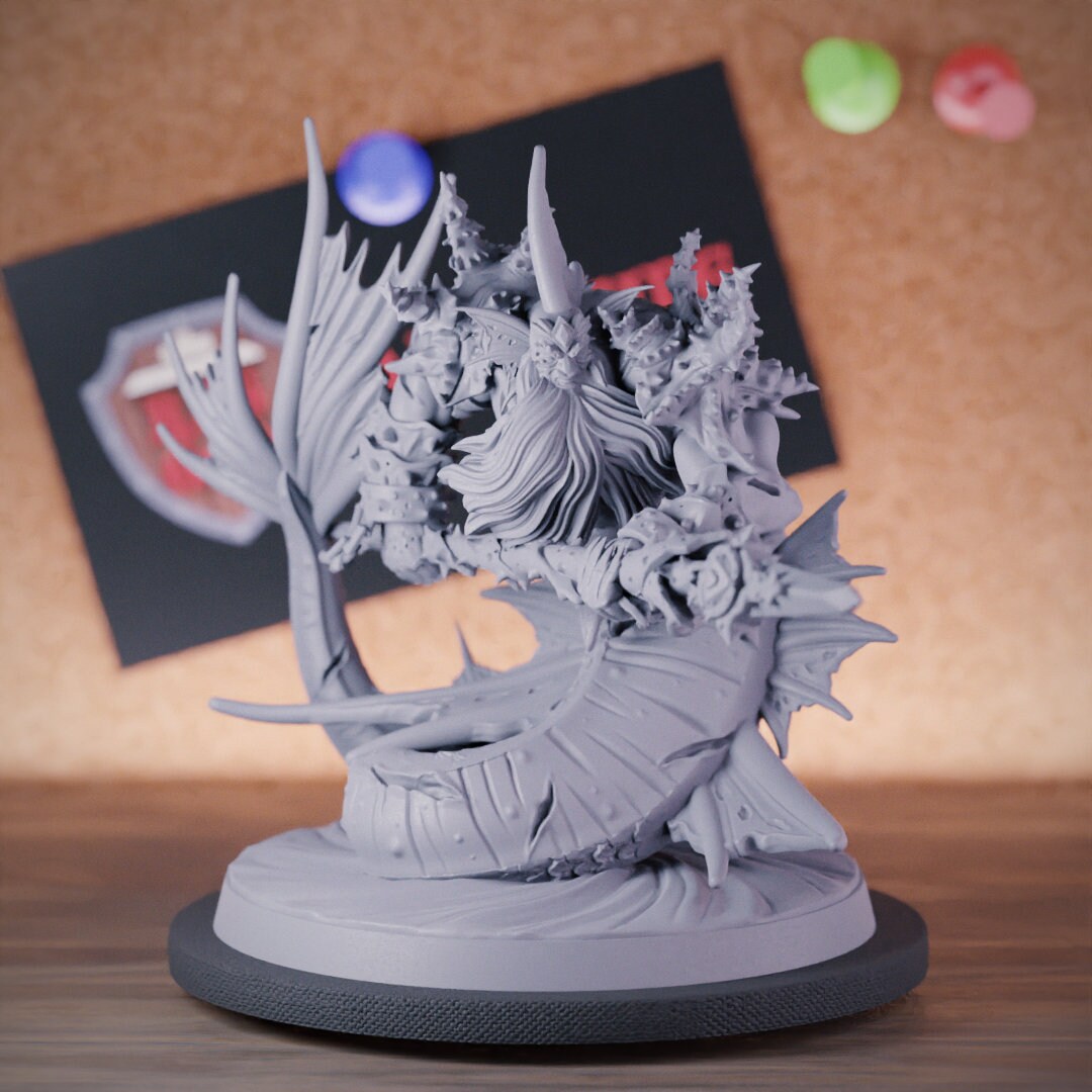Merfolk Kingsguard Miniature Fey Siren Dungeons and Dragons Mini RPG ...