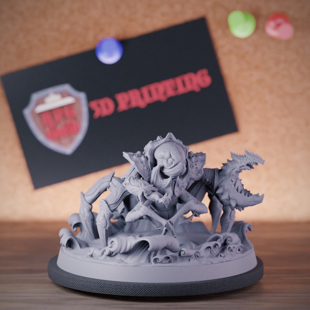 Crabfolk Ambusher Miniature Underwater Monster Dungeons and Dragons ...