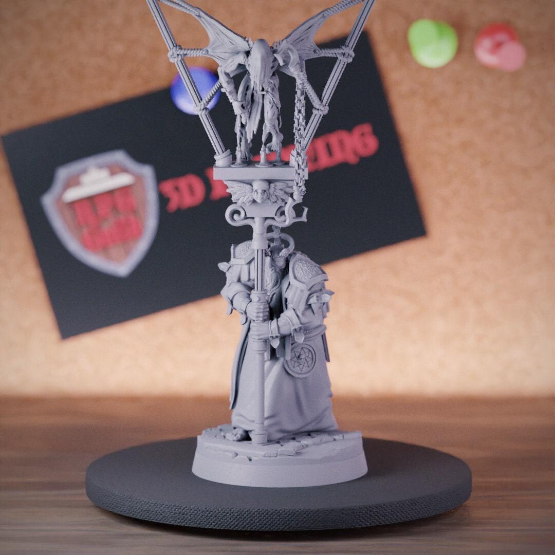 Herald of Death Miniature Cultist Dungeons and Dragons Mini RPG ...