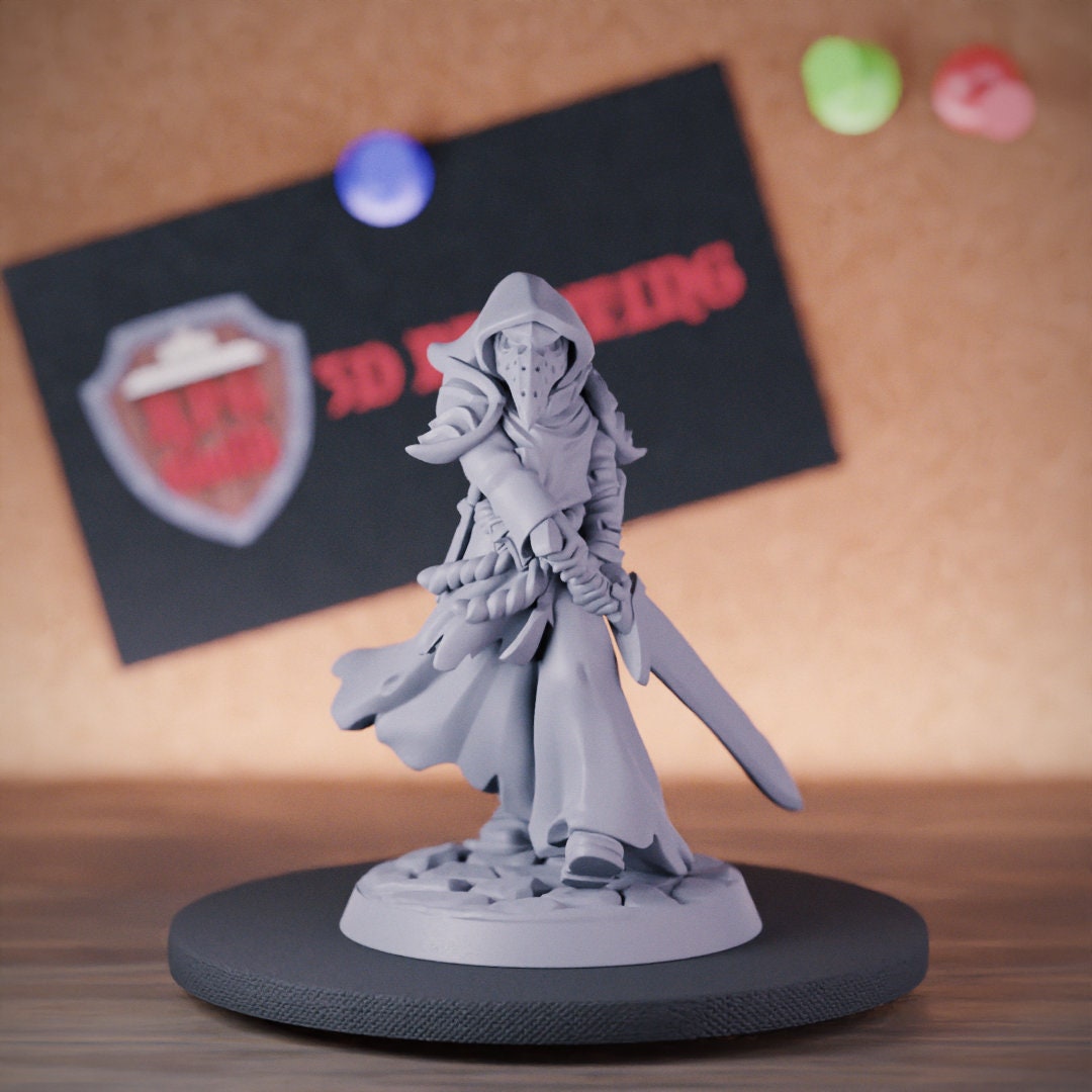 Cultist Warrior Miniature Dungeons and Dragons Mini RPG Tabletop ...