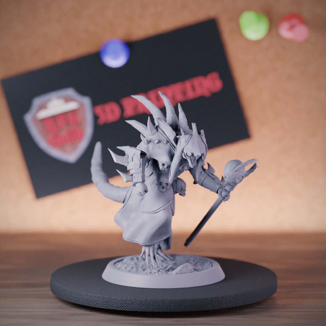 Rat Plague Monk Miniature Dnd Skaven Dungeons and Dragons Mini RPG ...