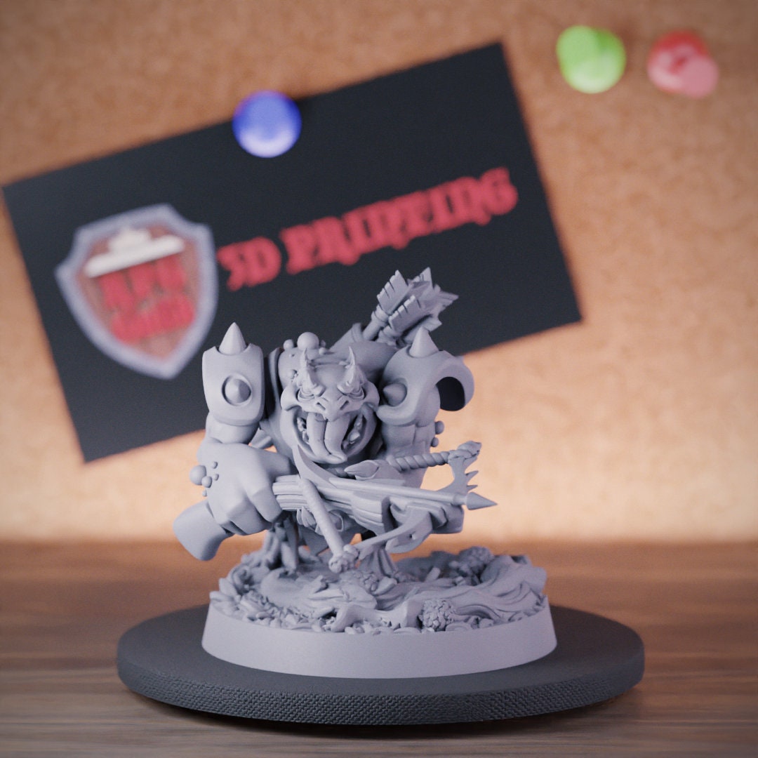 Grung Wildling Ranger Miniature Frogfolk Monster Dungeons and Dragons ...