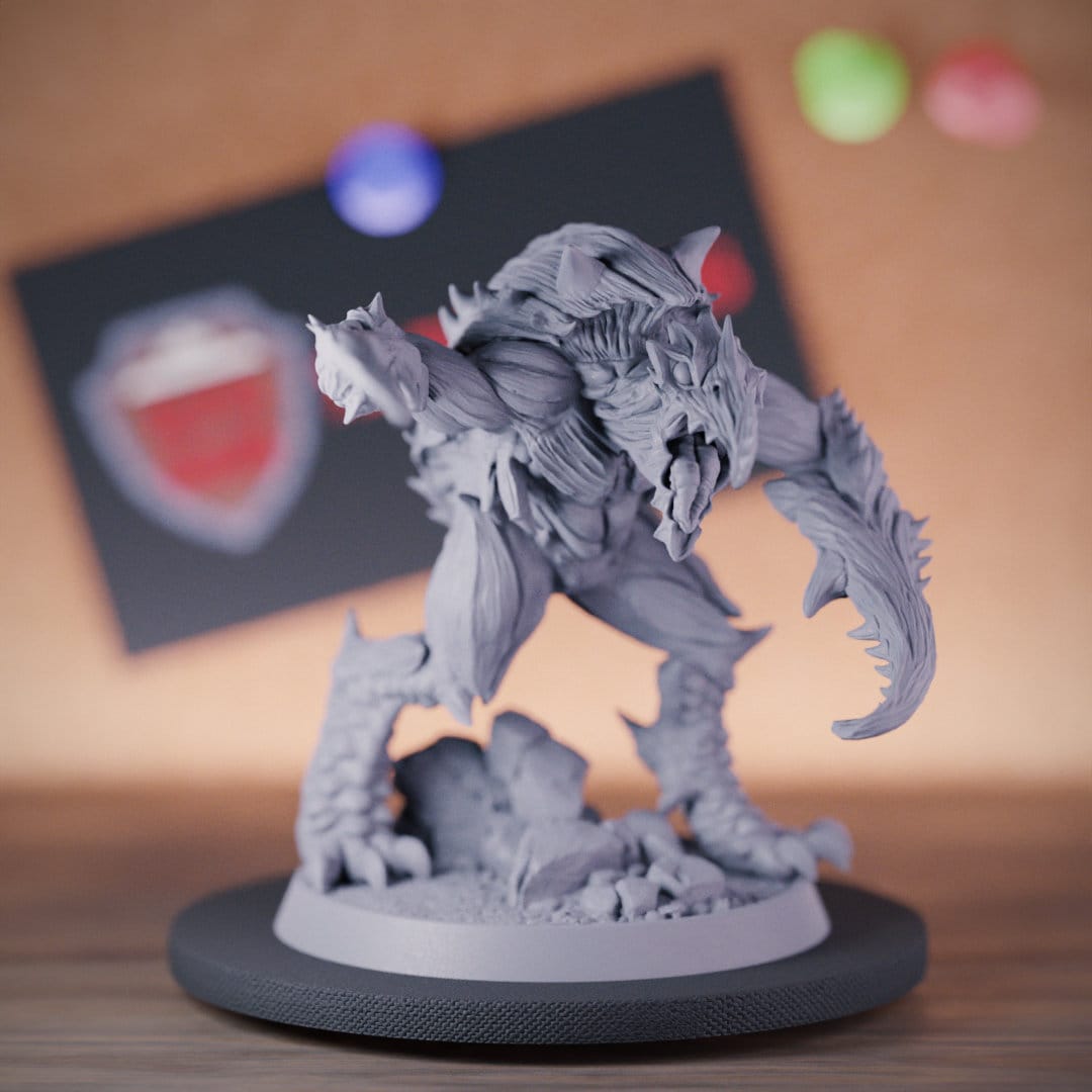 Fighting Horror Monster Miniature Dungeons and Dragons Mini RPG ...