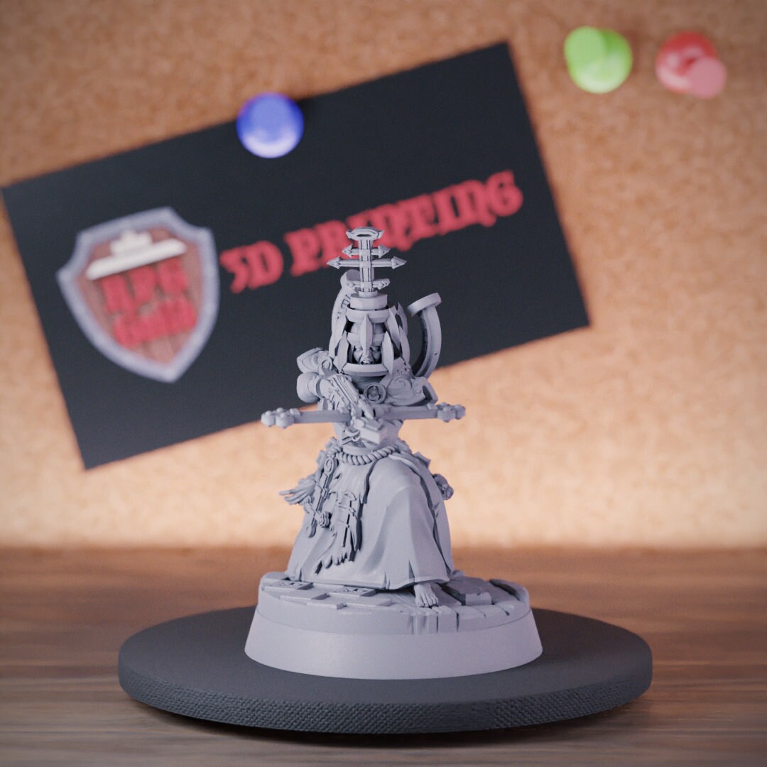 Temple Guard Nun Archer Miniature Crusader Monster Dungeons and Dragons ...