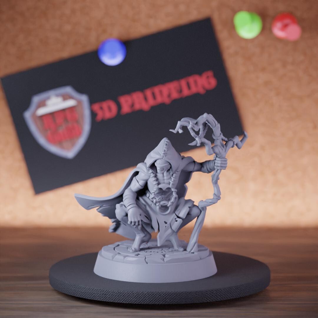 Man Oracle Miniature Cultist Mini Dungeons and Dragons RPG Tabletop ...