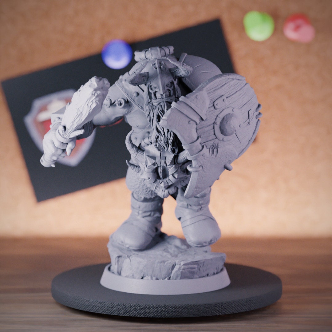 Ogre Warrior Monster Miniature Fighter Dungeons and Dragons Mini RPG ...