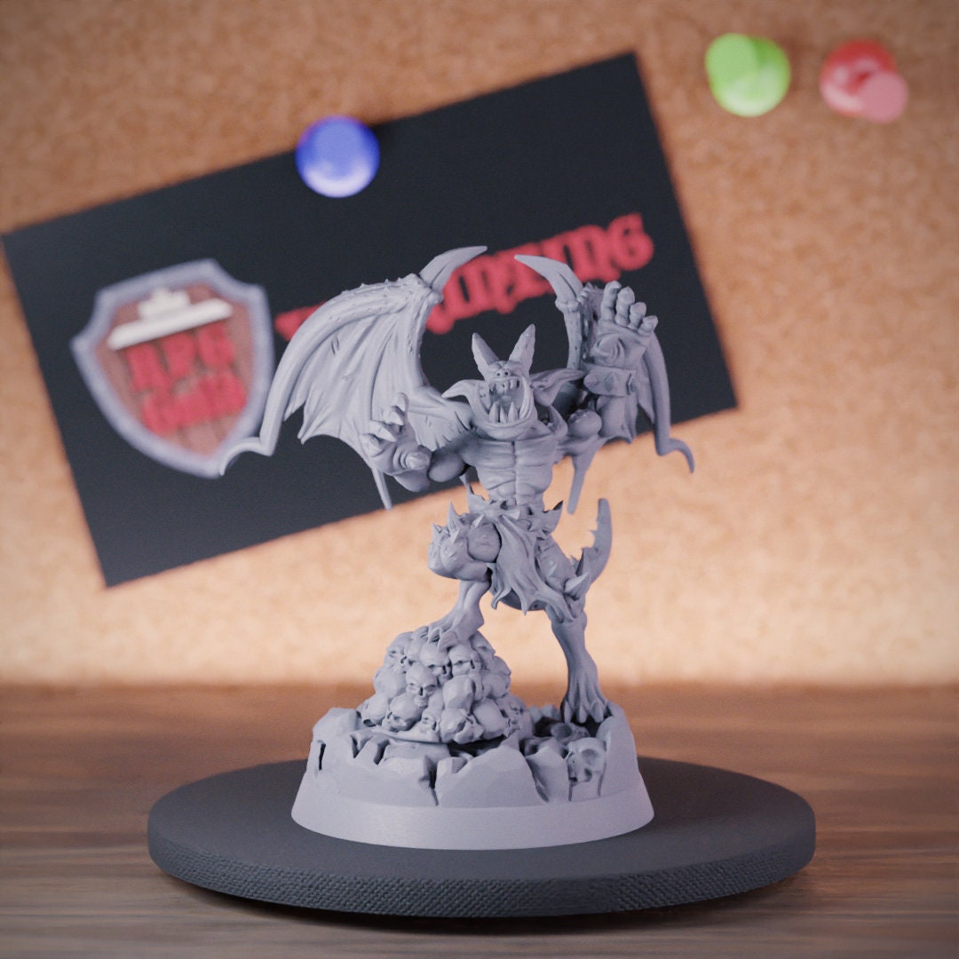 Cackler Imp Miniature Demon Fiend Dungeons and Dragons Mini RPG ...