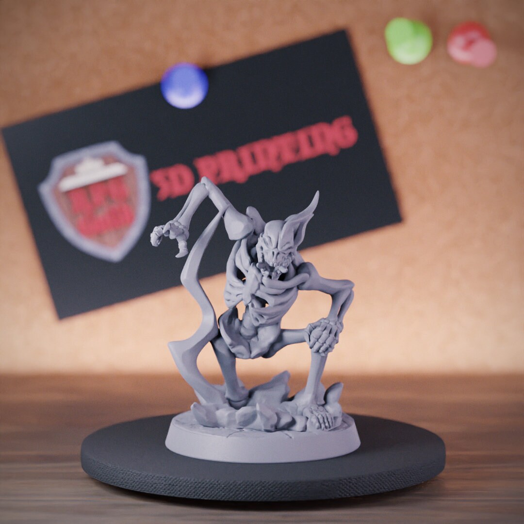 Skeleton Minion Miniature Undead Monster Dungeons and Dragons Mini RPG ...
