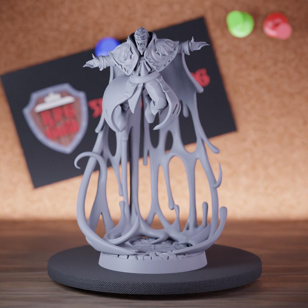 Vampire Baron Miniature Blood Rage Mini Dungeons and Dragons RPG ...