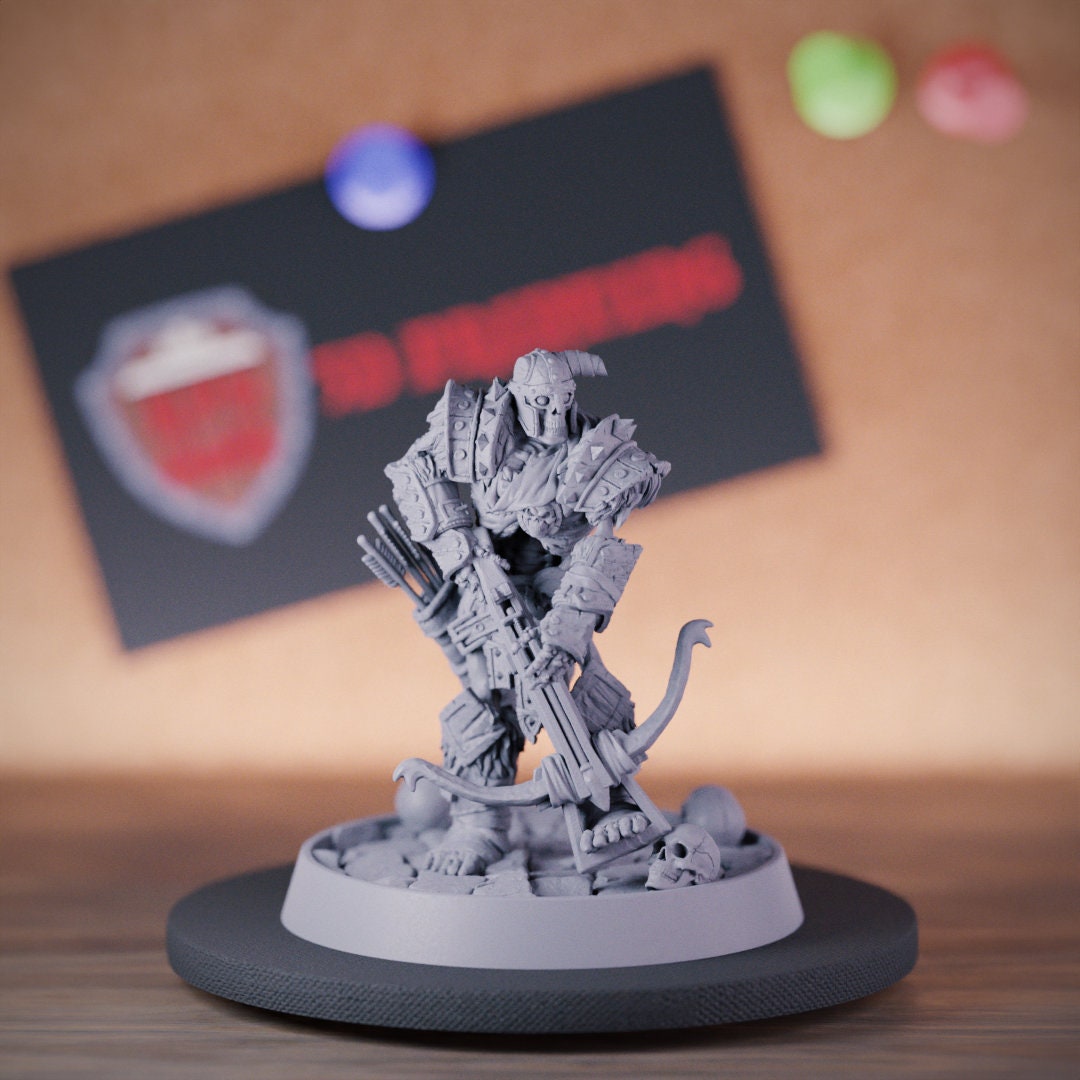 Skeleton Crossbow Miniature Dungeons and Dragons Mini RPG - Etsy