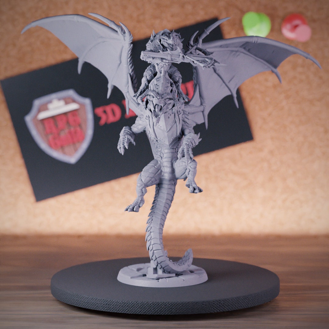 Proto-drake Miniature Dragon Mini Dungeons and Dragons Mini RPG ...