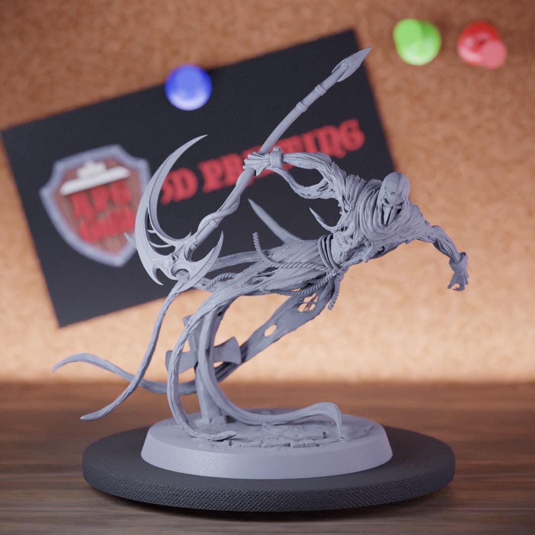 Banshee Warrior Miniature Undead Monster Mini Dungeons and Dragons RPG ...