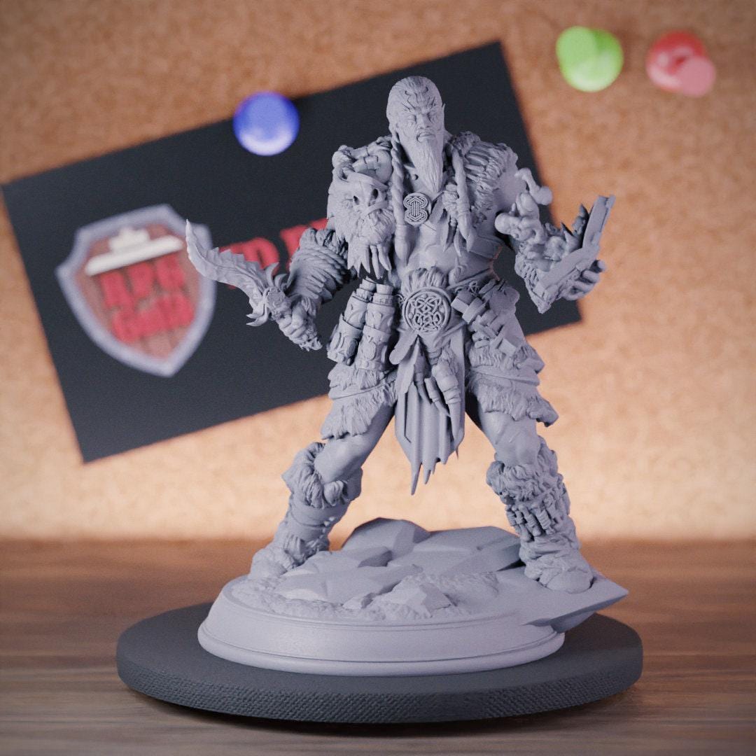 Goliath Necromancer Miniature | 28mm-75mm | Resin 3D Printed D&D ...