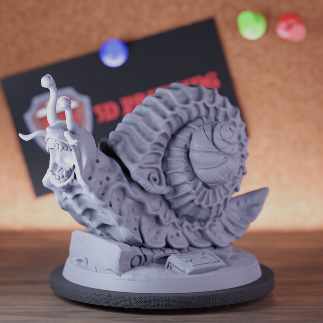 Jungle Snail Giant Beast Miniature Monstrosity Dungeons and Dragons ...