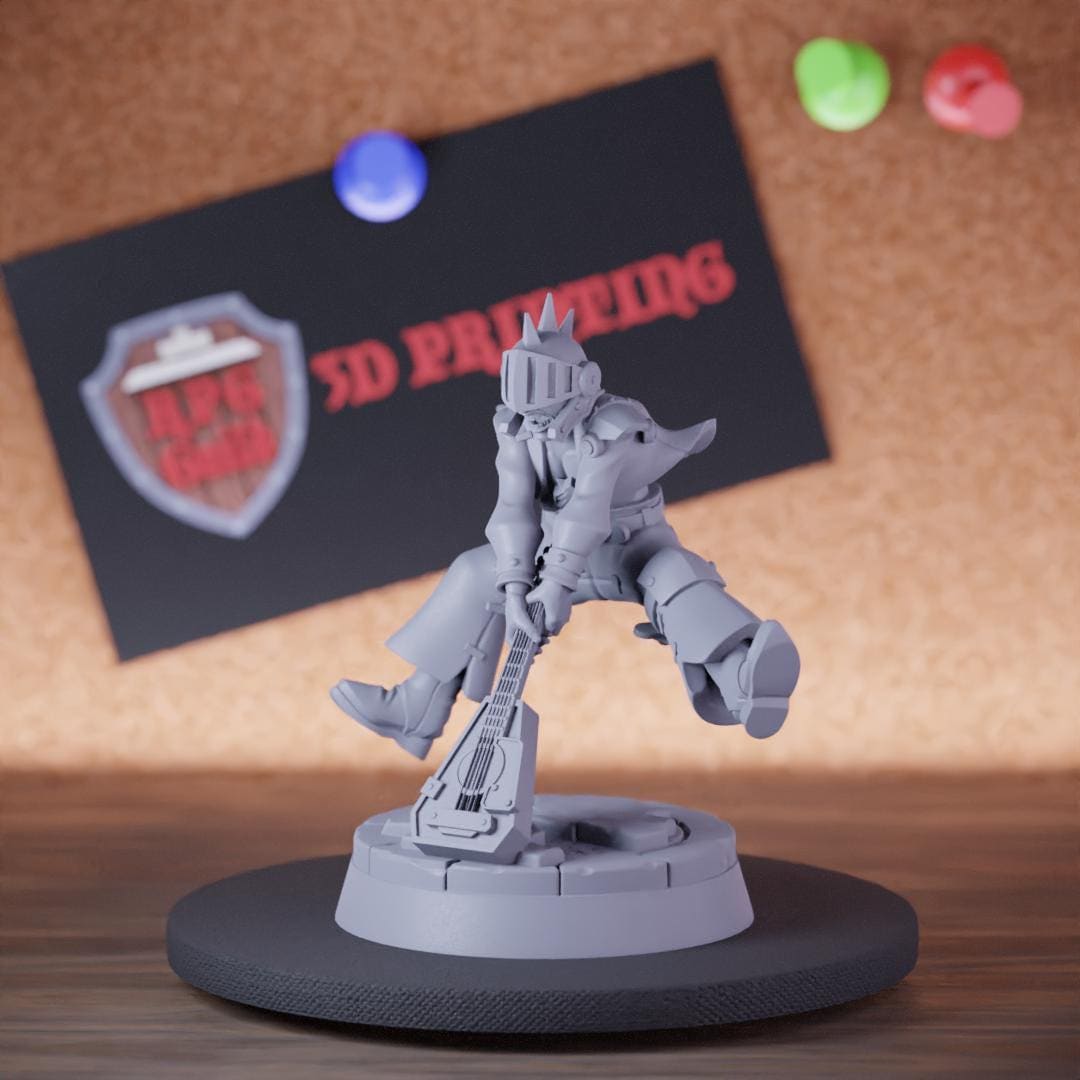 College of Swords Bard Miniature Lute Breaker Mini Dungeons and Dragons ...