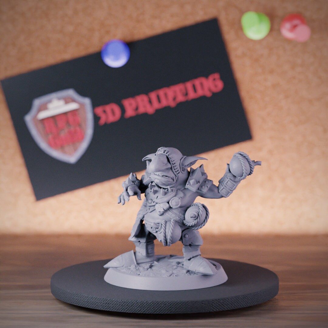 Goblin Explosive Alchemist Miniature Monster Mini Dungeons and Dragons ...