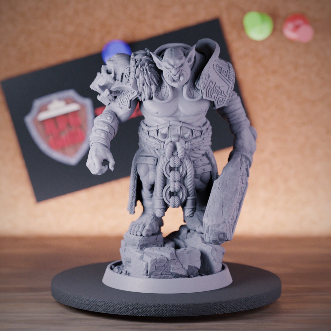 Ogre Miniature Boss Monster Mini Dungeons and Dragons Mini RPG Tabletop ...
