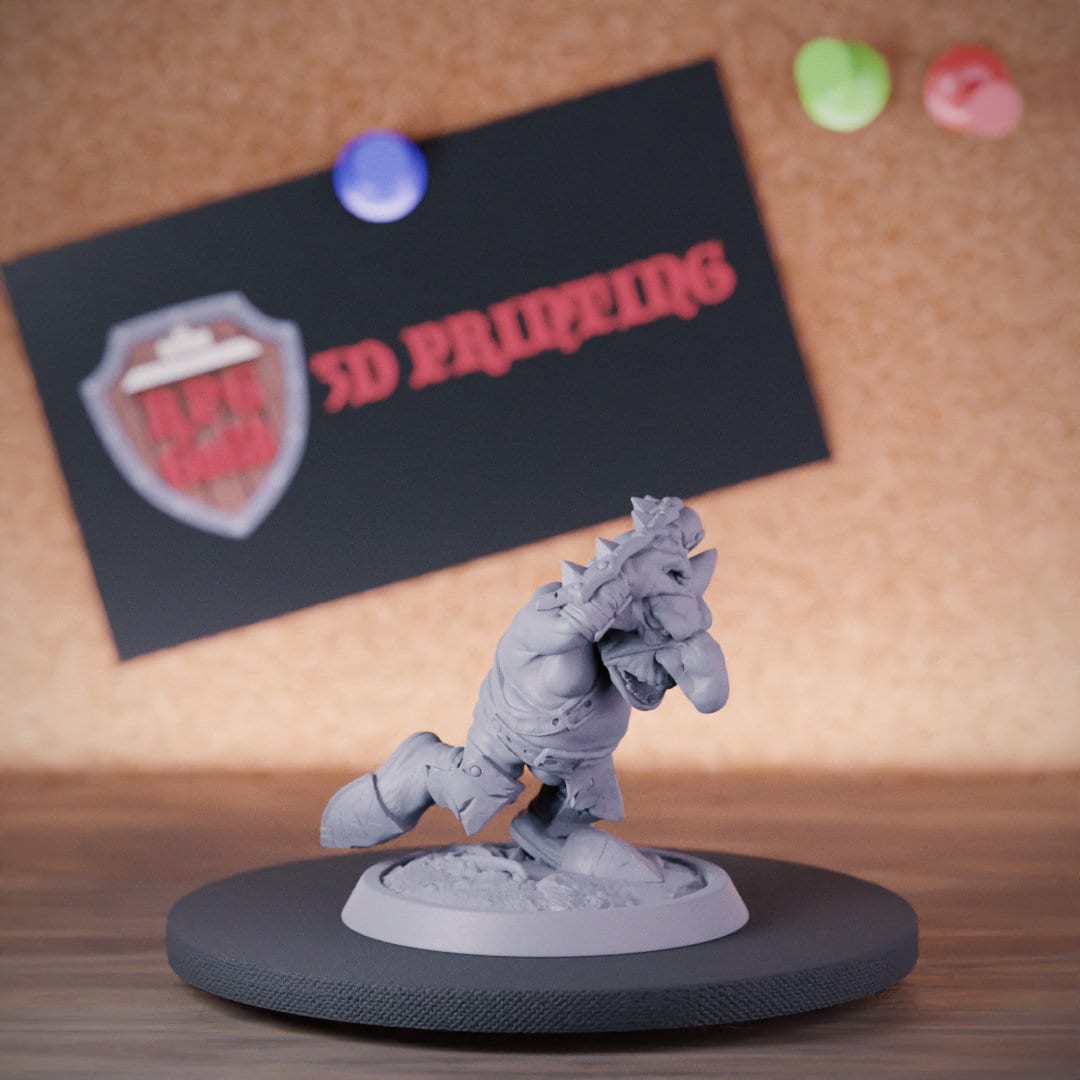 Goblin Fleeing Miniature Monster Dungeons and Dragons Mini RPG Tabletop ...