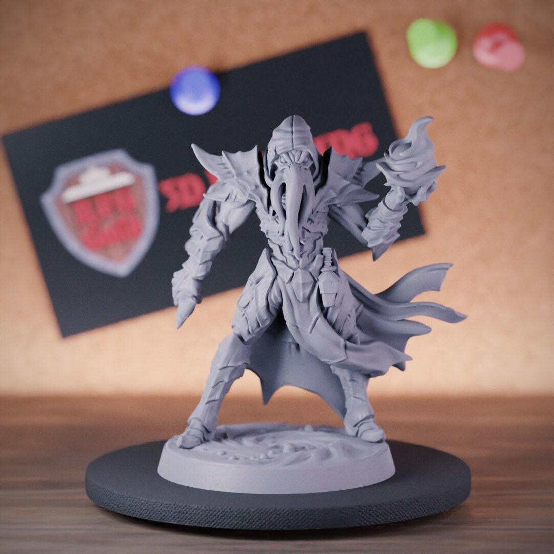 Mind Flayer Miniature Dnd Illithid Dungeons and Dragons Mini RPG ...