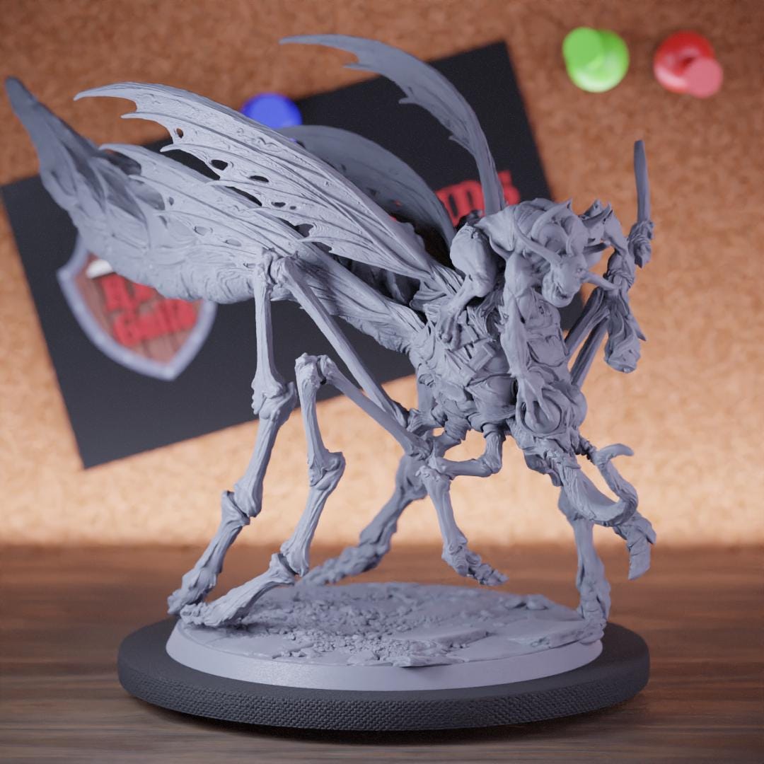 Fly Rider Attack Miniature Monster Mini Dungeons and Dragons Mini RPG ...