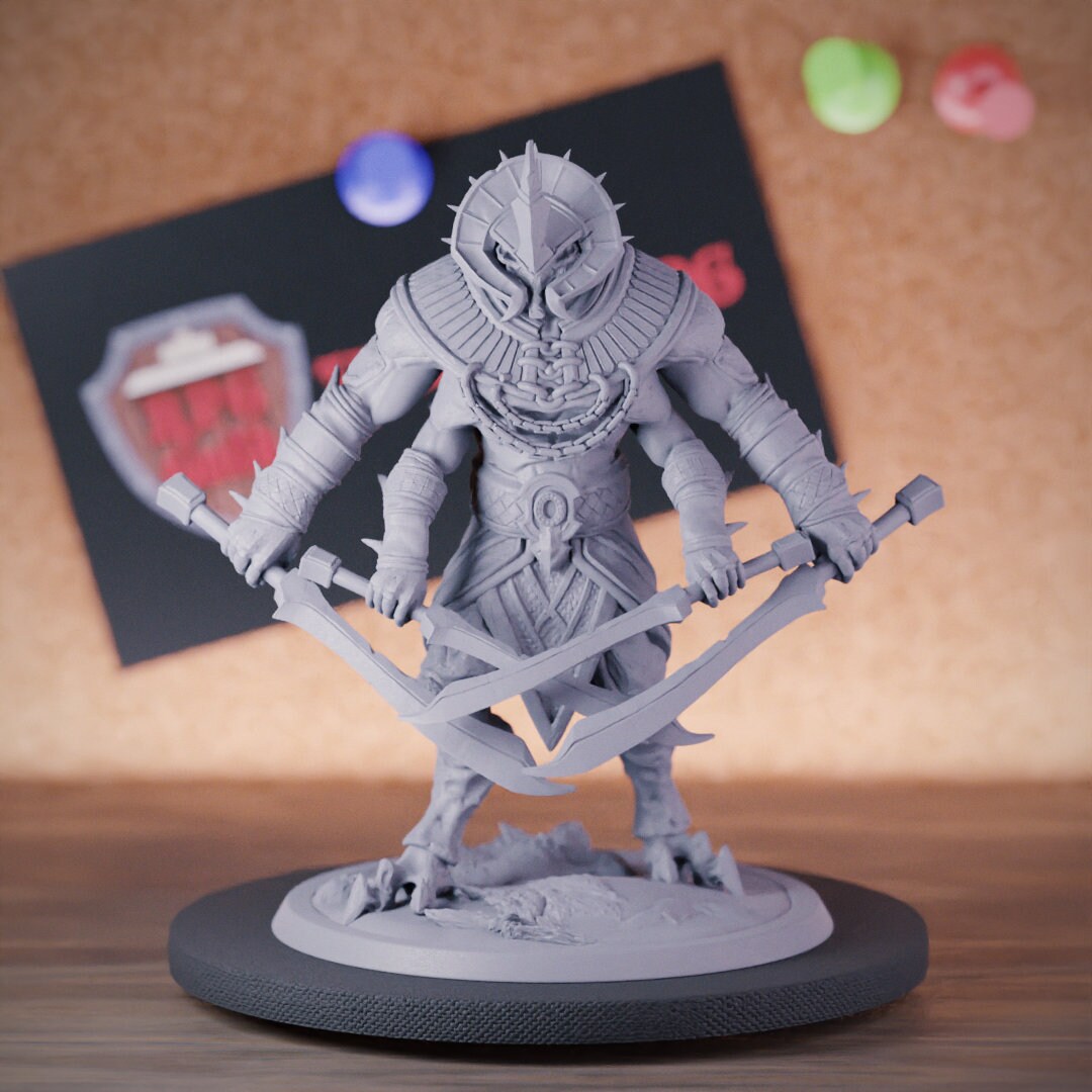 Scarab Ancient Warrior Miniature Monster Mini Dungeons and Dragons Mini ...